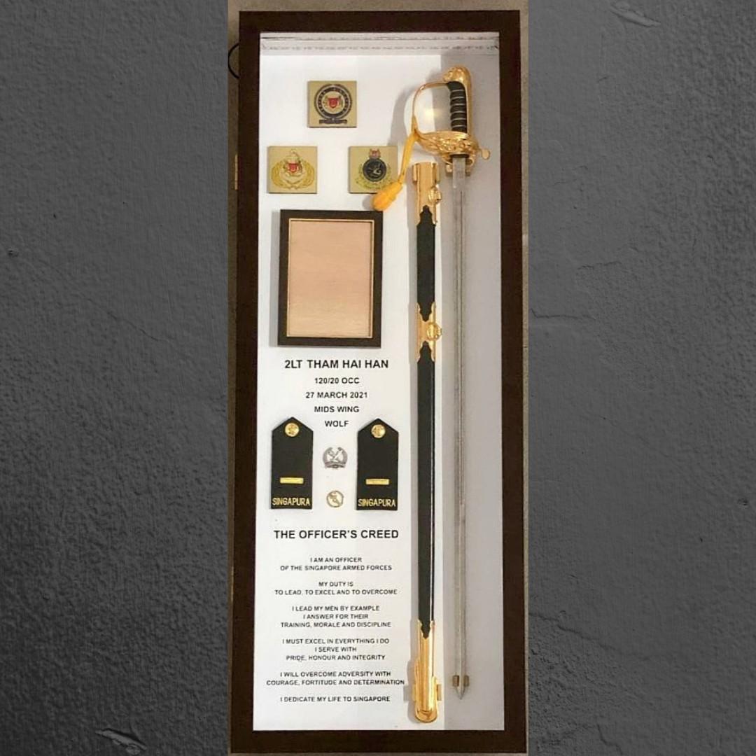 Officer Sword Case (Vertical Swordcase) - Army Navy Airforce Police SAF ...