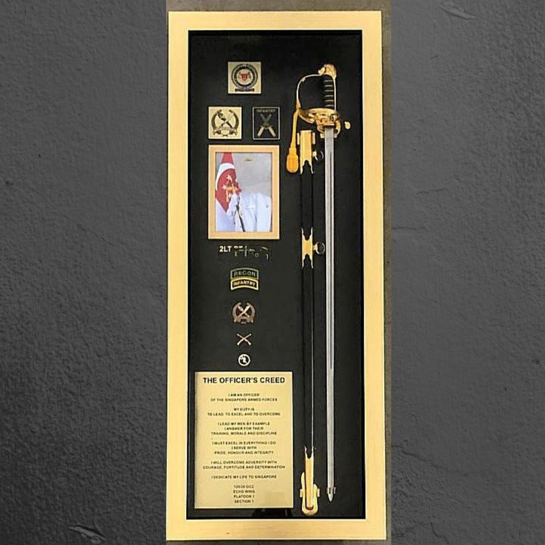 Officer Sword Case (Vertical Swordcase) - Army Navy Airforce Police SAF ...