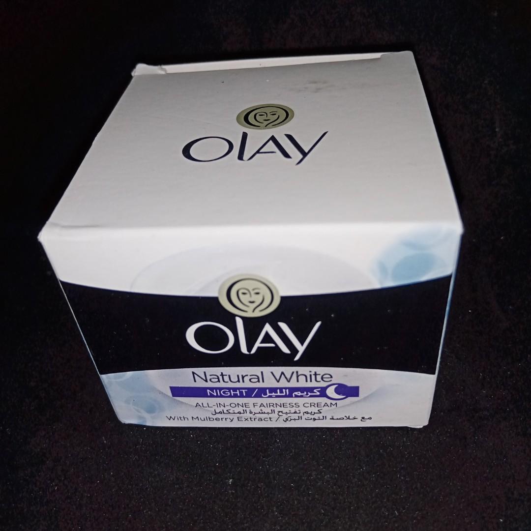 Olay Natural White All-in-one Fairness Regimen Night Cream, Beauty ...