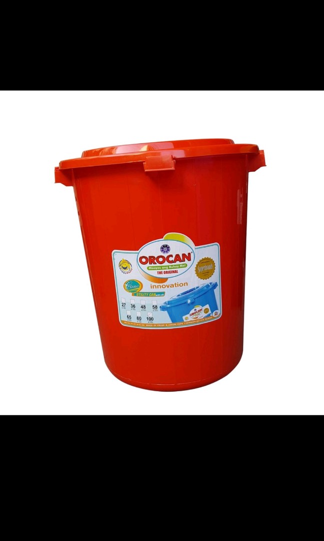 Orocan 100L Utility Pail/Utility Can/Water Drum/Water Container/Big Drum/Balde, Furniture & Home ...