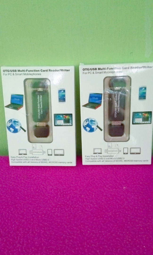 OTG/USB Multi Function Card Reader/Writer, Computers & Tech, Parts ...