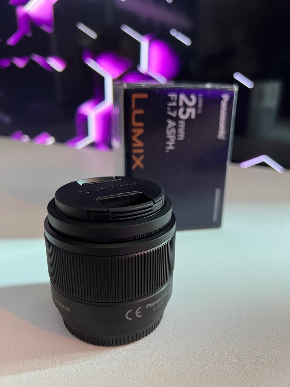 Panasonic Lumix 25mm f/1.7 lens in perfect condition, Photography, Lens ...