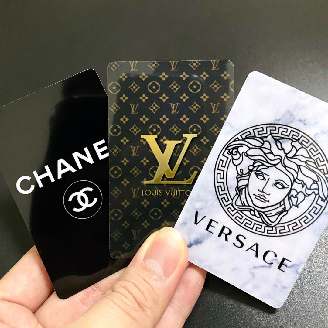 PERSONALISED LV STICKERS/ GUCCI STICKERS/ CHANNEL STICKERS CUSTOMISE ...