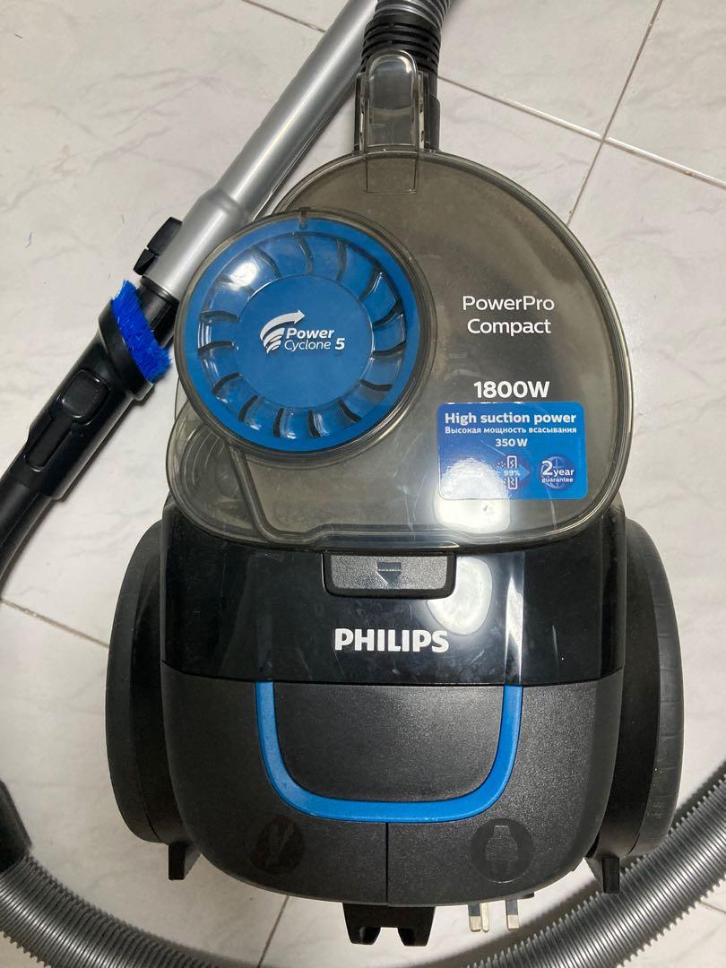 Phillips PowerPro Compact 1800W Vacuum, TV & Home Appliances, Vacuum ...