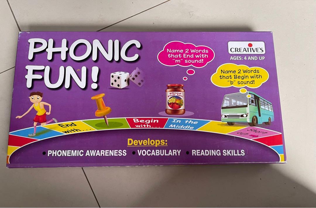 Phonic Fun board game 4 yrs plus reading general knowledge, Hobbies ...