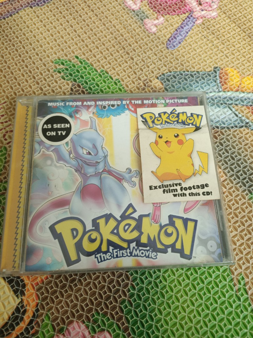 Pokemon the first movie music CD with film footage, Hobbies & Toys ...