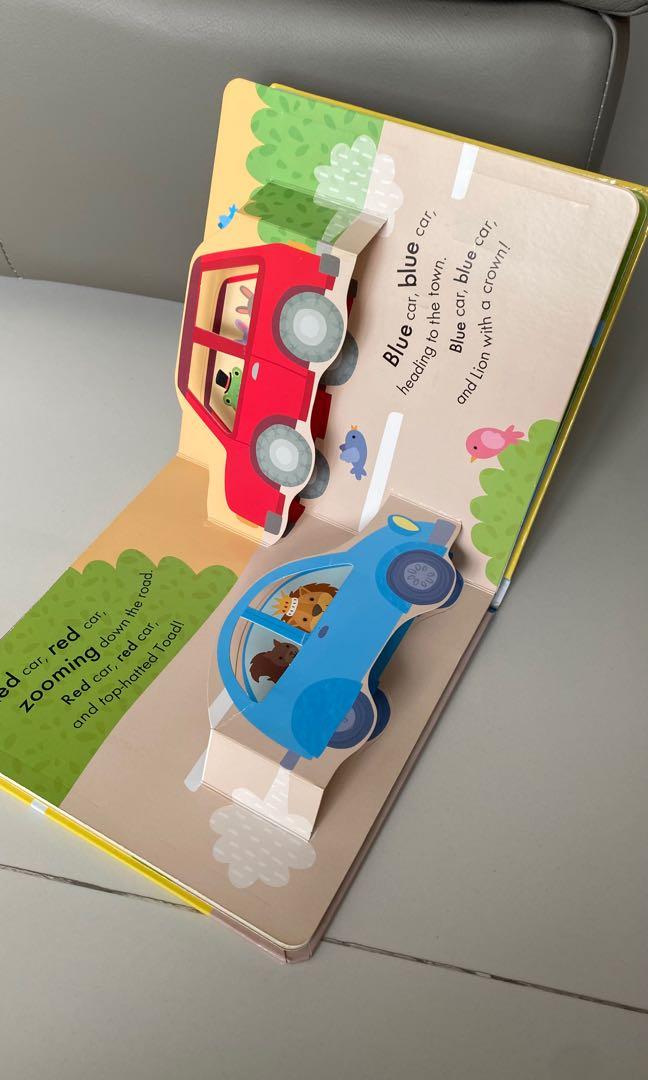 Pop up Book - Red Car Blue Car, Hobbies & Toys, Books & Magazines ...