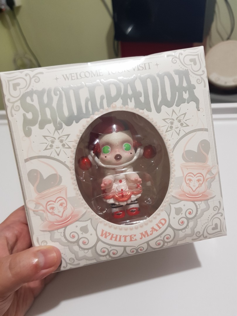 POPMART: Skullpanda White Maid, Hobbies & Toys, Toys & Games on Carousell