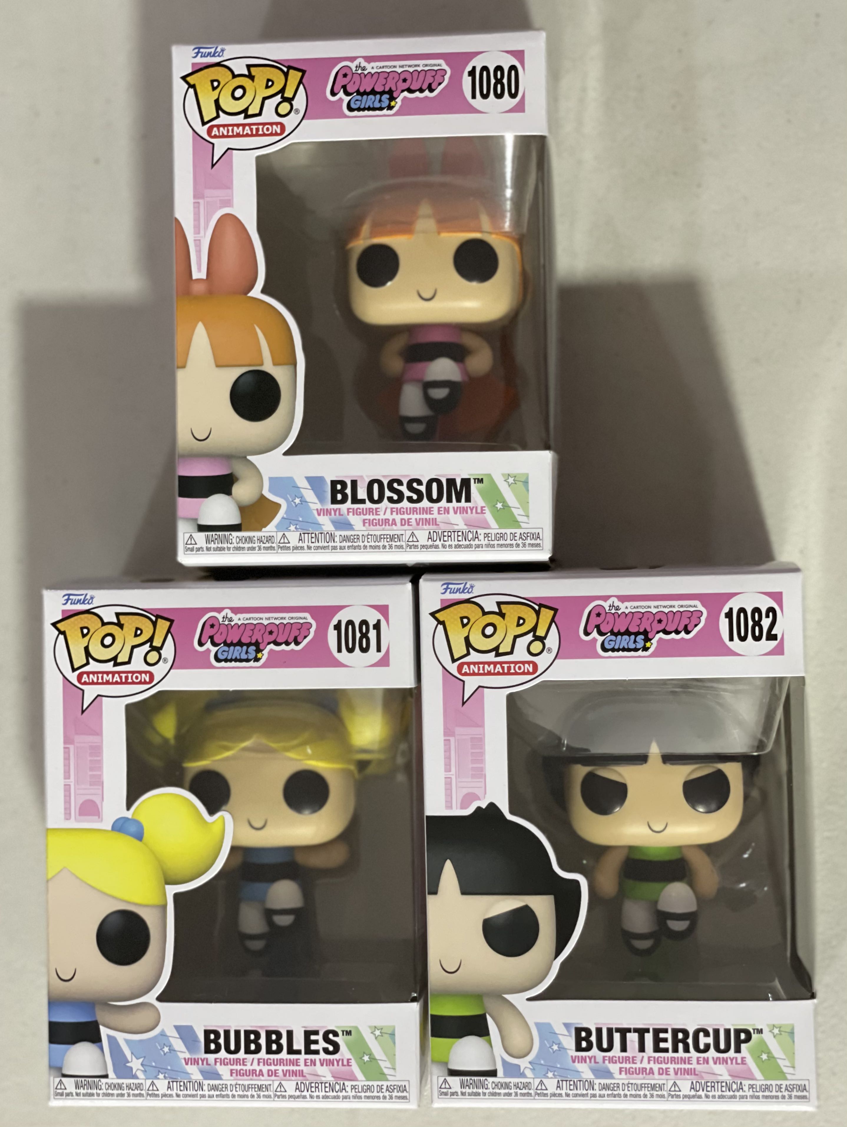 Powerpuff Girls Funko Pop Set, Hobbies & Toys, Toys & Games on Carousell