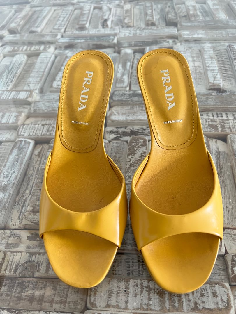 Prada heels, Women's Fashion, Footwear, Sandals on Carousell