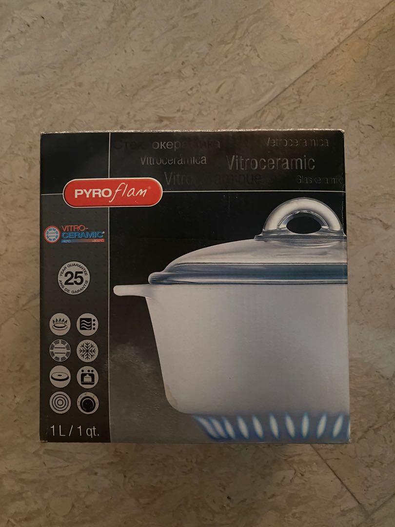 Pyroflam vitro-ceramic pot, Furniture & Home Living, Kitchenware ...