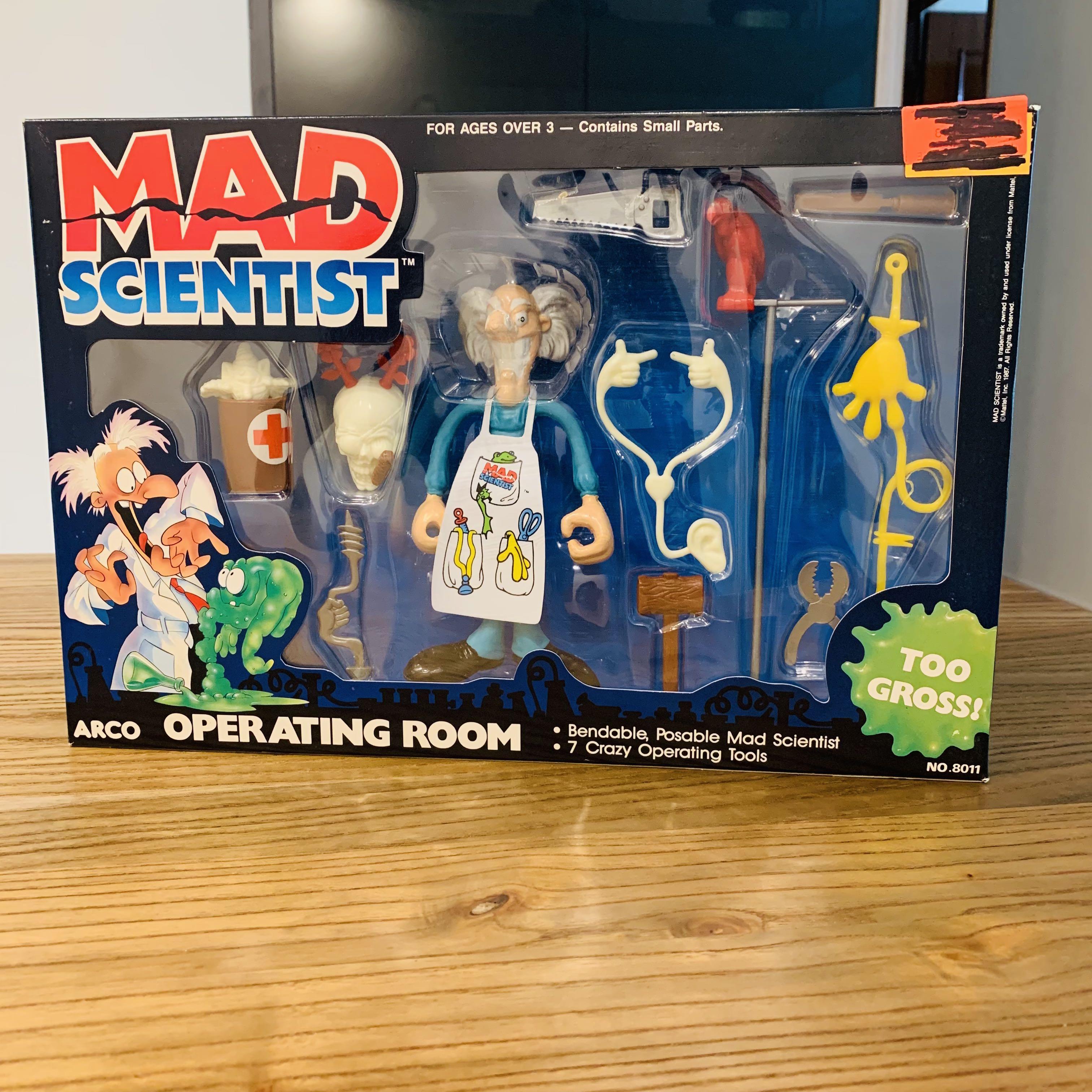RARE NRFB Vintage Mattel Mad Scientist Operating Room with Figure ...