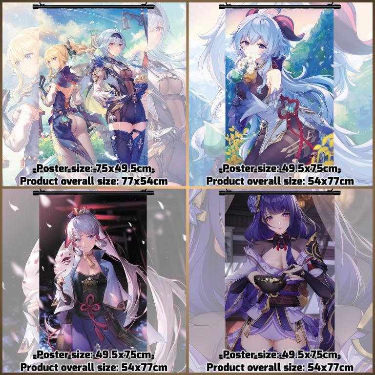 [READYSTOCK] Genshin Impact Posters Genshin Poster Genshin Impact ...