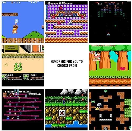 Retro Game Console,Mini Classic Game System with 620 Built-in Games and ...