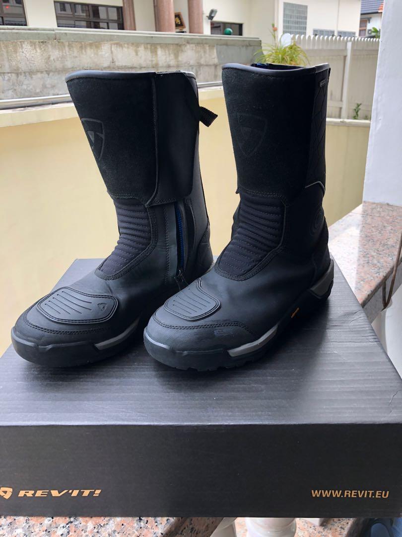 Revit adventure riding boots, Motorcycles, Motorcycle Apparel on Carousell