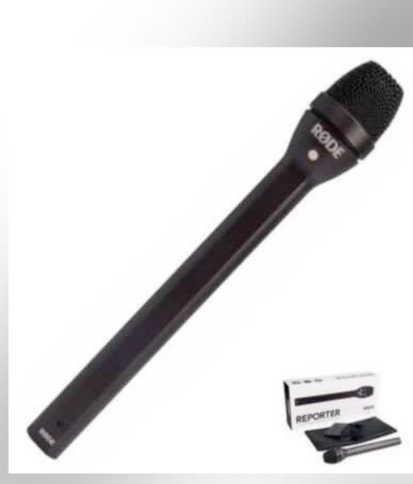 Rode reporter mic, Audio, Microphones on Carousell