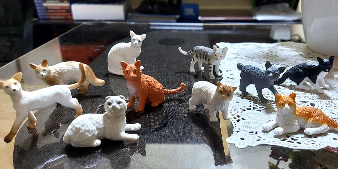 Safari Ltd Cats TOOB 11 Piece Breed Miniature Replica Plastic Figures ...