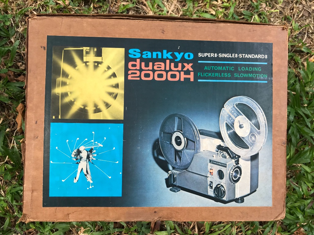 SANKYO Dualux 2000H Super 8 Regular 8mm Film Cinematic Projector Japan ...