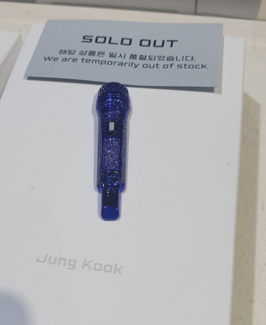 Secured BTS Jungkook/ JK Mic Badge, V, Jimin, and Jin(Fast ETA ...