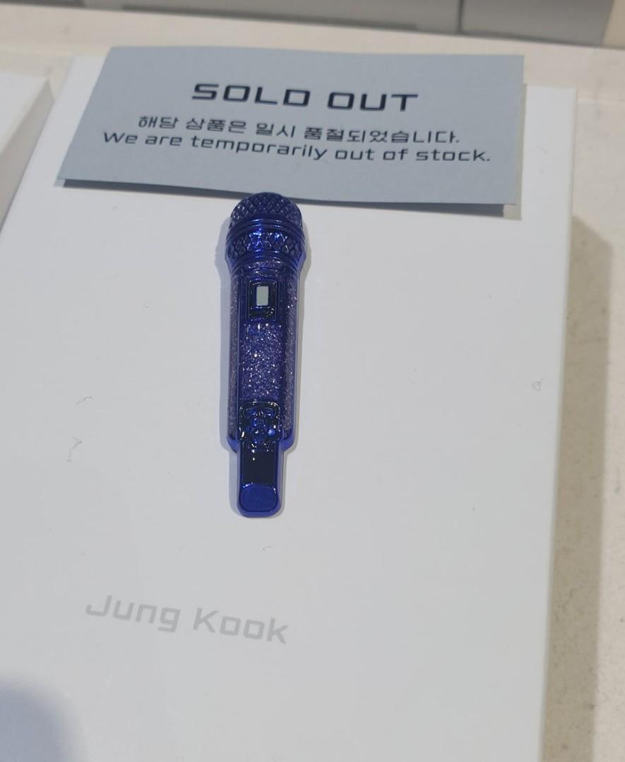 Secured BTS Jungkook/ JK Mic Badge, V, Jimin, and Jin(Fast ETA ...