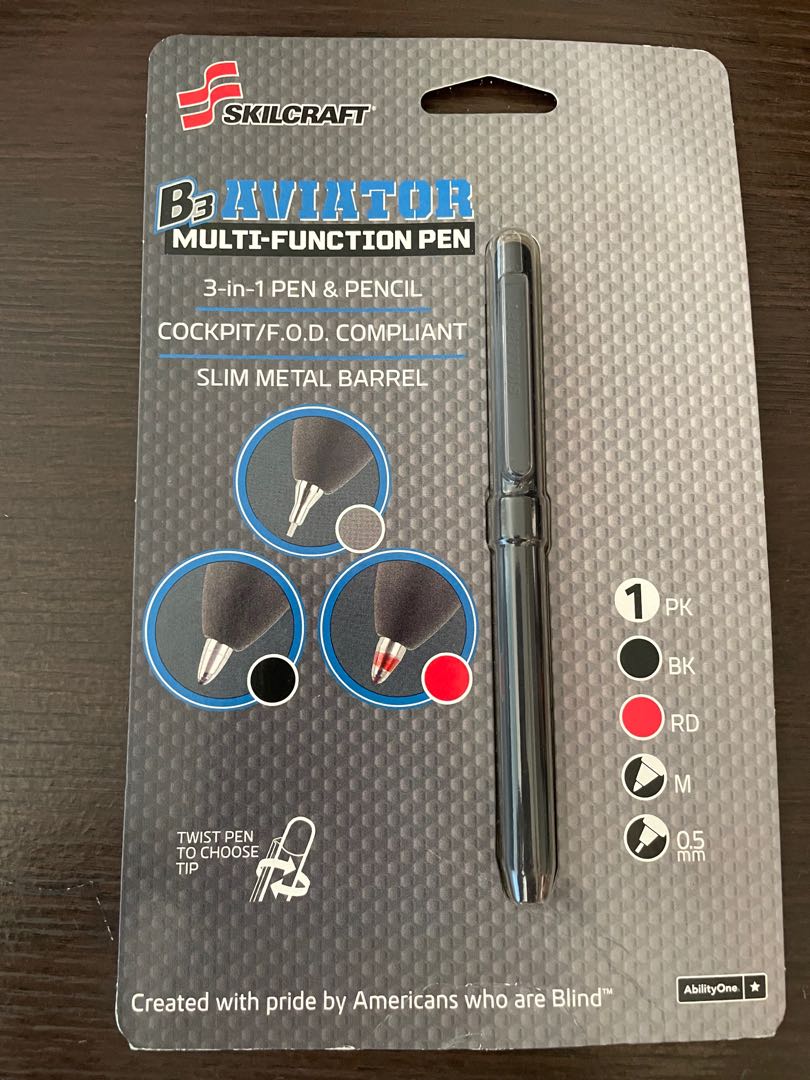 Skilcraft B3 aviator pen, Hobbies & Toys, Stationery & Craft ...