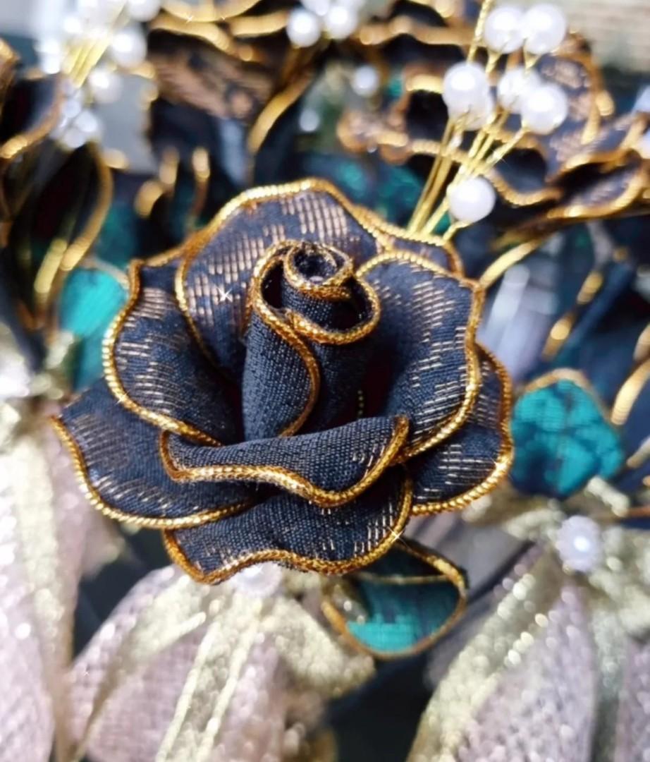 Bunga Pahar / Bunga Telur Songket, Hobbies & Toys, Stationery & Craft ...