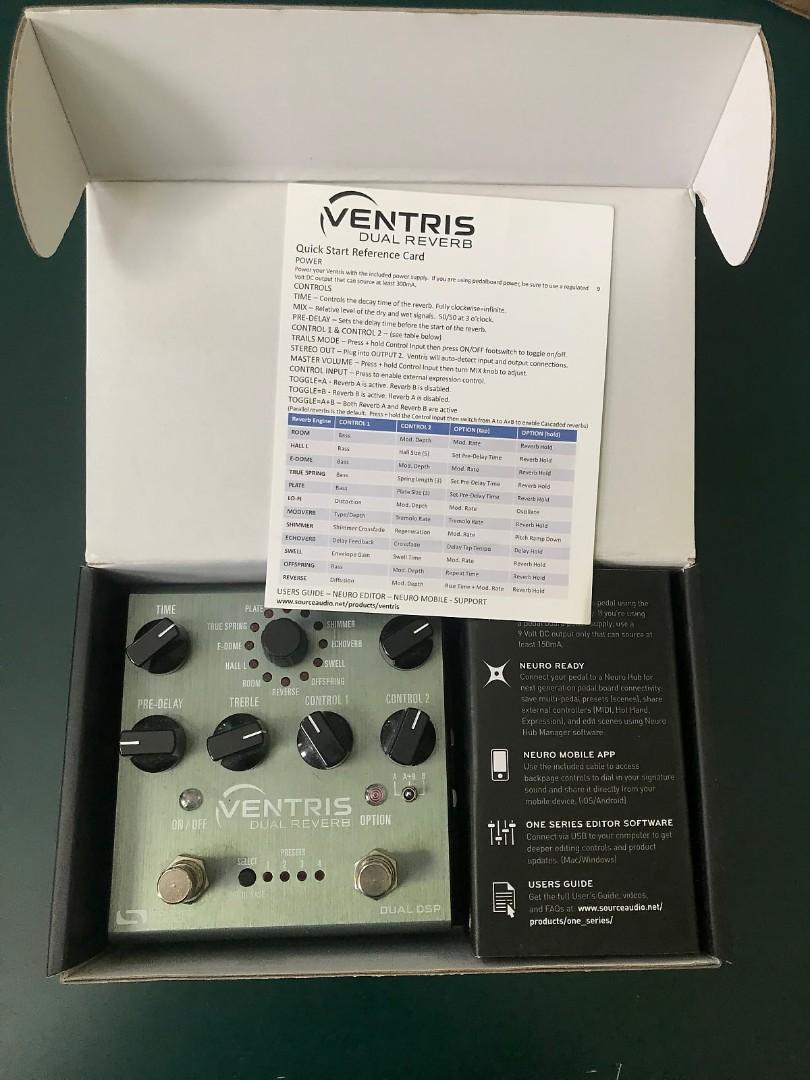 Source Audio Ventris Dual Reverb Pedal, Hobbies & Toys, Music & Media ...