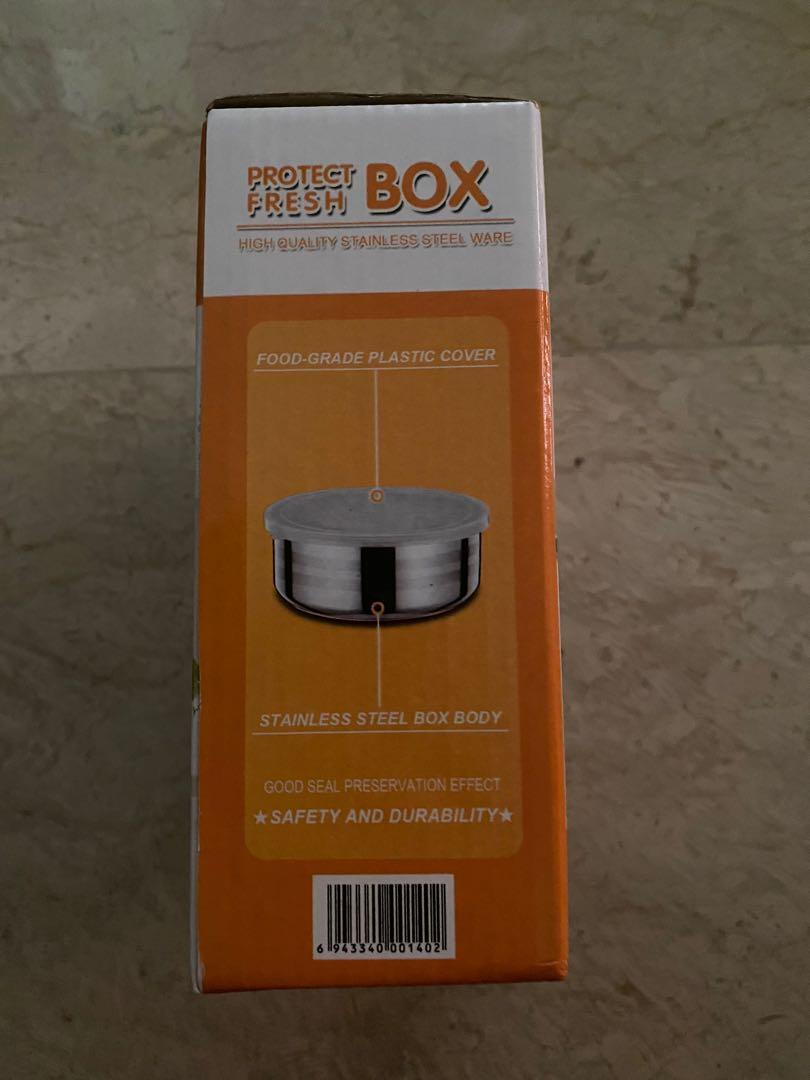 Stainless steel boxes and cover, Furniture & Home Living, Kitchenware ...