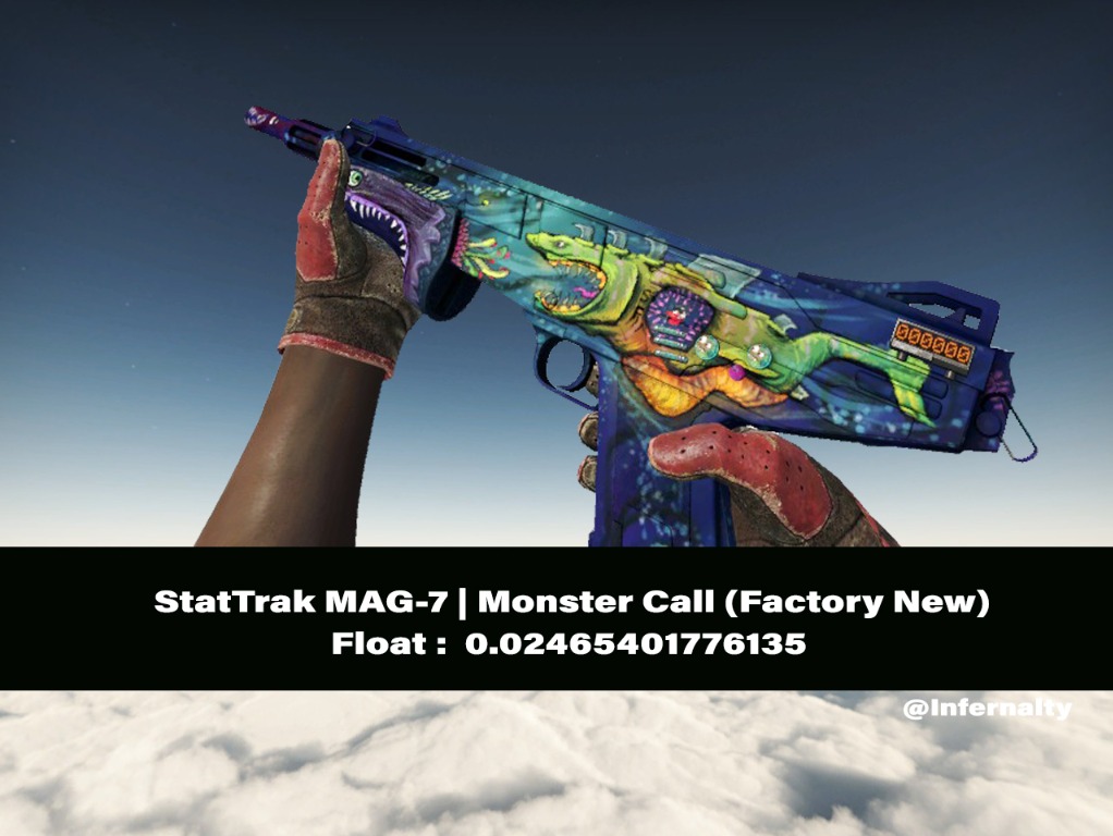 StatTrak MAG-7 Monster Call FN CSGO SKINS KNIVES, Video Gaming, Gaming ...