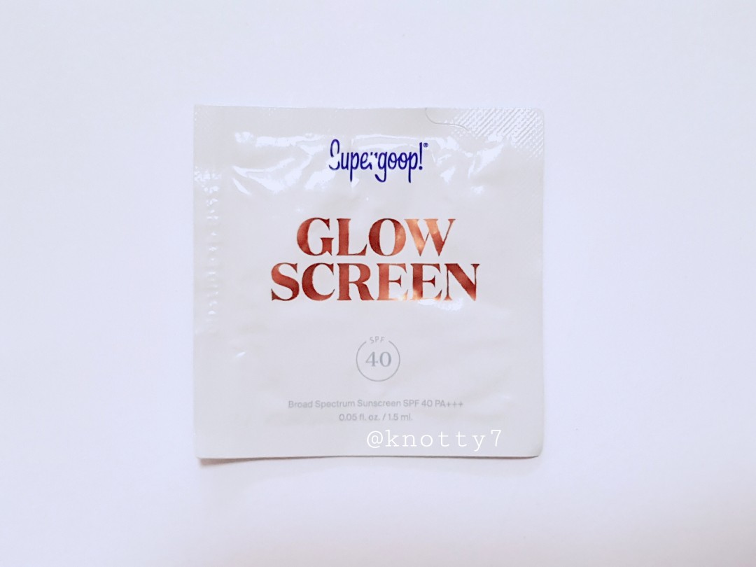 Supergoop Glow Screen Sample, Beauty & Personal Care, Face, Face Care ...