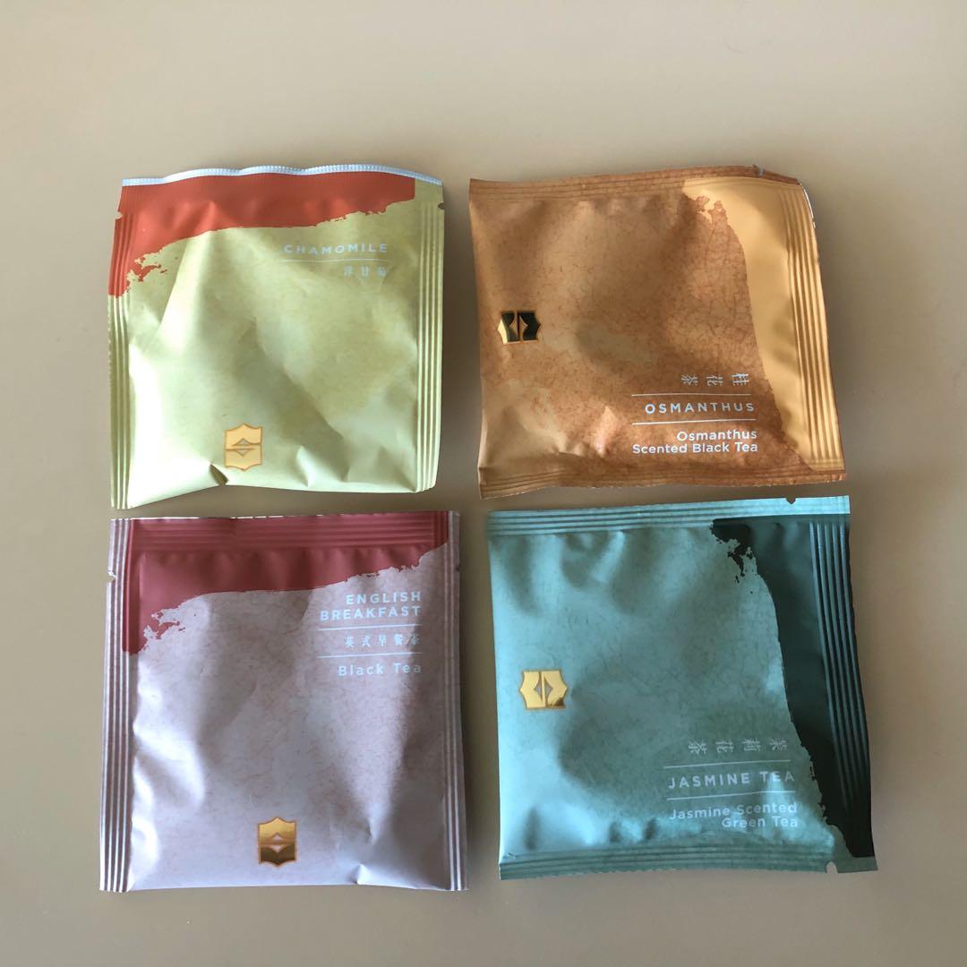 Tea bags by Shangri-La Hotel English Breakfast Osmantus scented black ...