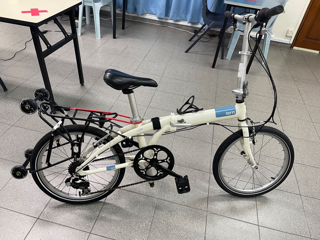 Tern C7 with roller rack, Sports Equipment, Bicycles & Parts, Bicycles ...