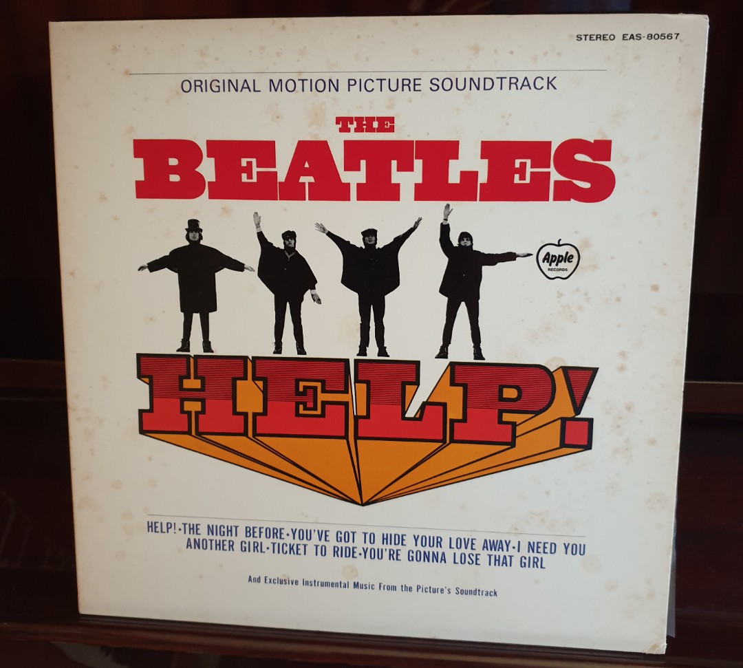 The Beatles HELP LP Vinyl Records, Hobbies & Toys, Music & Media ...