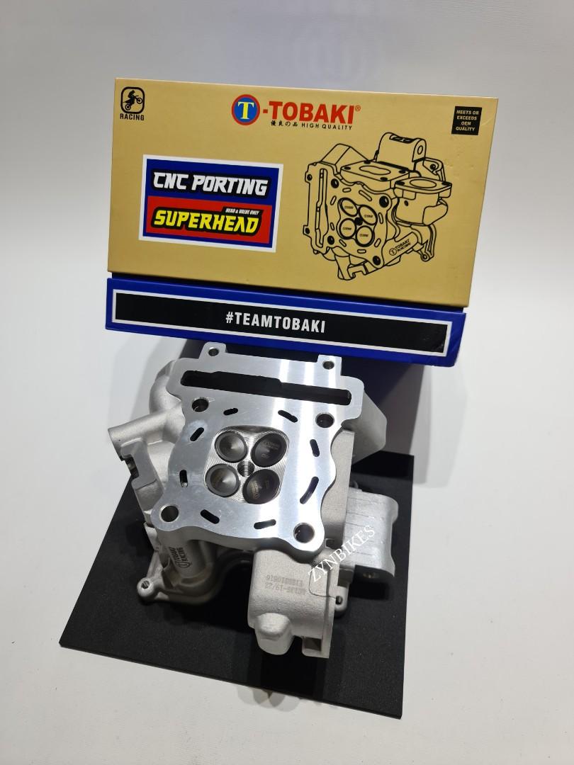 TOBAKI RACING HEAD SUPERHEAD CNC PORTING YAMAHA SNIPER 150 Y15ZR ...
