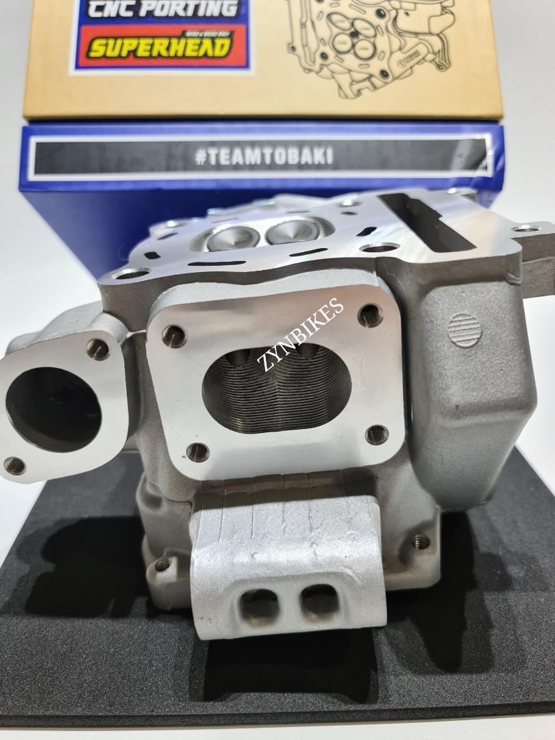 TOBAKI RACING HEAD SUPERHEAD CNC PORTING YAMAHA SNIPER 150 Y15ZR ...