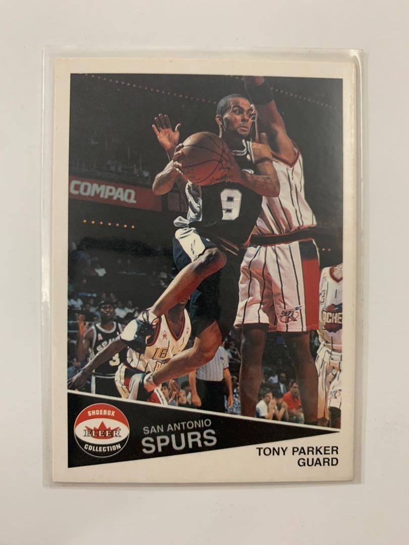 Tony Parker Fleer Shoebox Rookie Card #d, Hobbies & Toys, Memorabilia ...