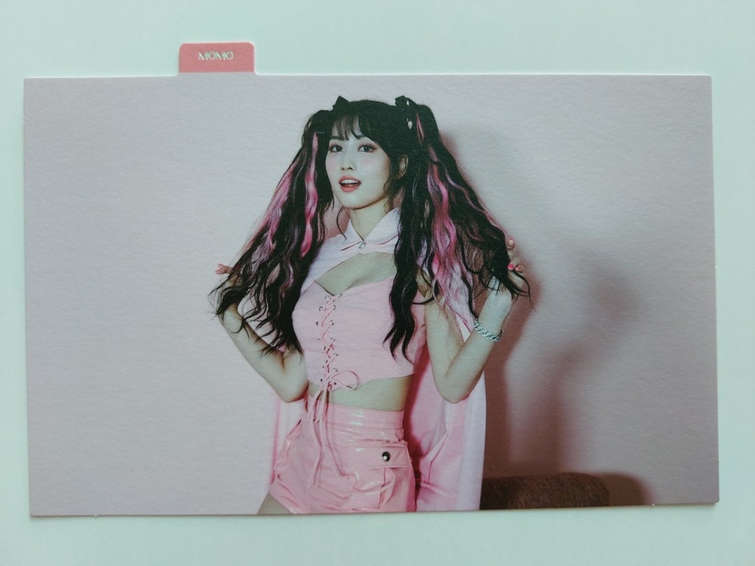 TWICE - Formula of Love - Momo Index Photocard, Hobbies & Toys, Memorabilia & Collectibles, K ...