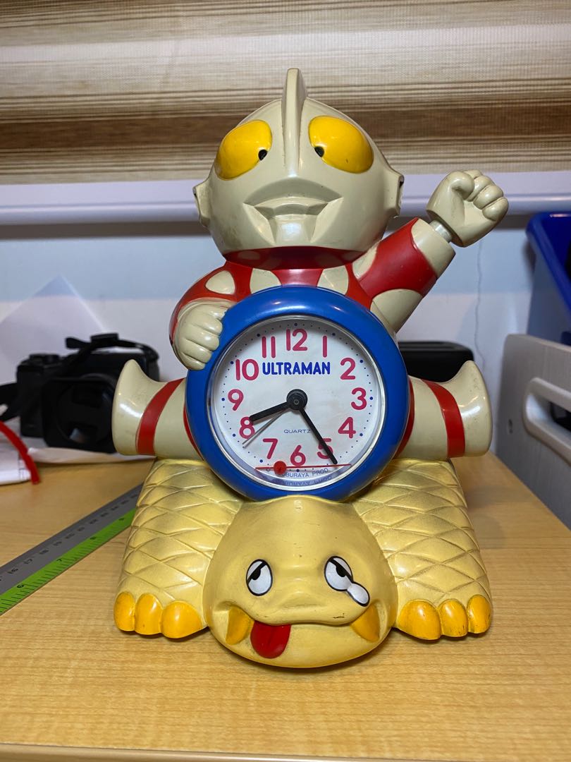 Ultraman riding gamera clock, Hobbies & Toys, Toys & Games on Carousell