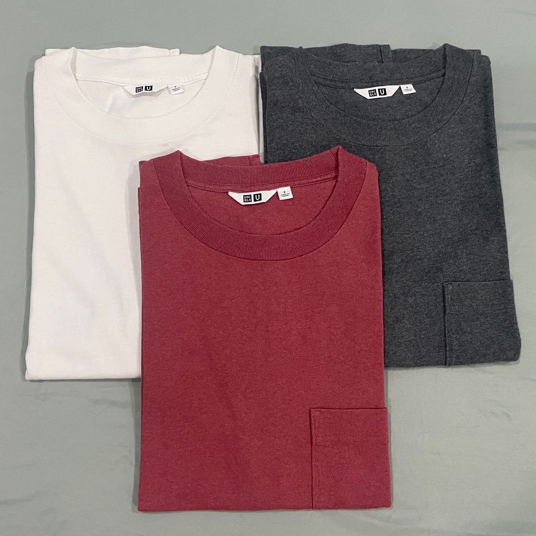 Uniqlo 3 pack boxy tee, Men's Fashion, Tops & Sets, Tshirts & Polo ...