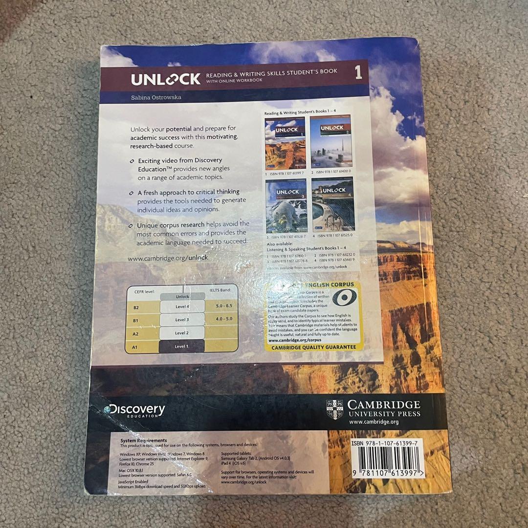 UNLOCK 1 READING &WRITING SKILLS, Hobbies & Toys, Books & Magazines ...