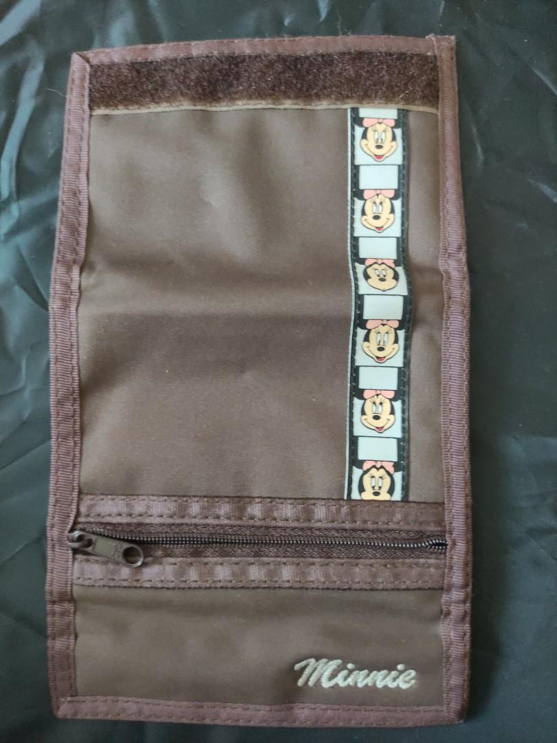 Vintage Retro Minnie Velcro wallet, Women's Fashion, Bags & Wallets ...