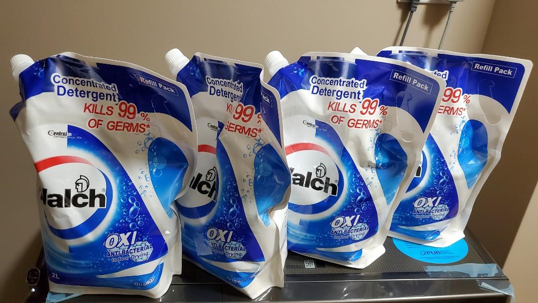 Walch Original Detergent 2L Refill Pack x 4, Furniture & Home Living ...