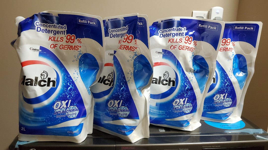 Walch Original Detergent 2L Refill Pack x 4, Furniture & Home Living ...