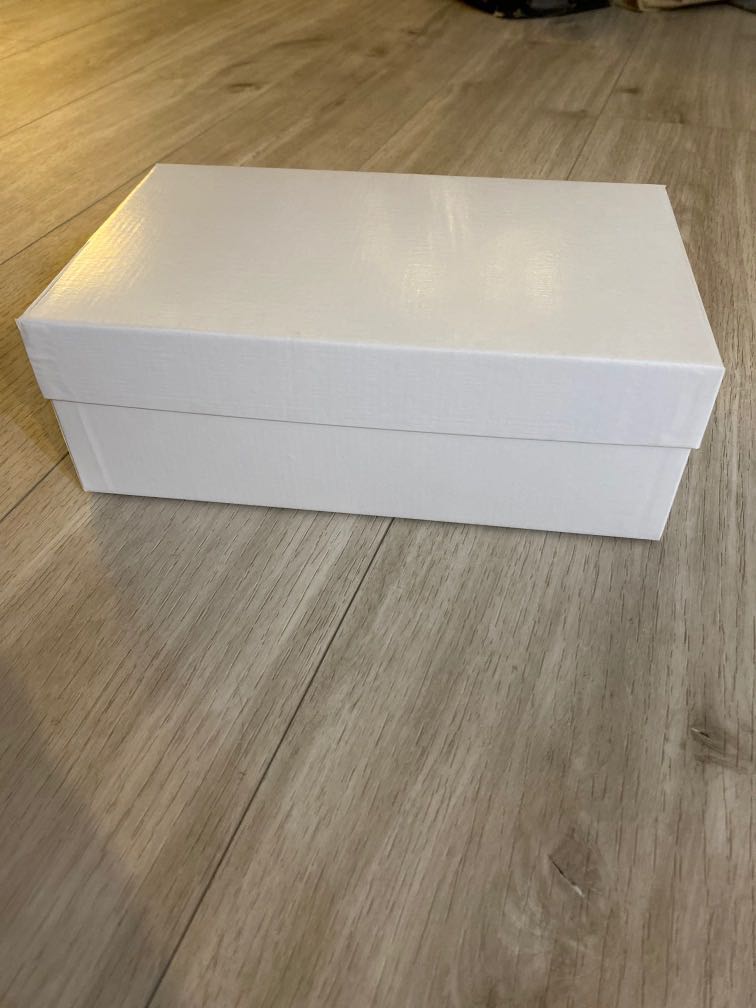 White shoebox (hard card box), Furniture & Home Living, Furniture ...