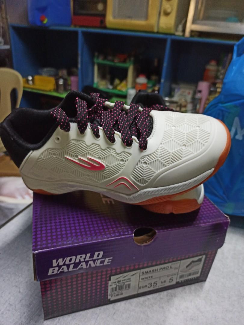 World Balance Smash Pro L Womens Rubber Shoes, Women's Fashion ...