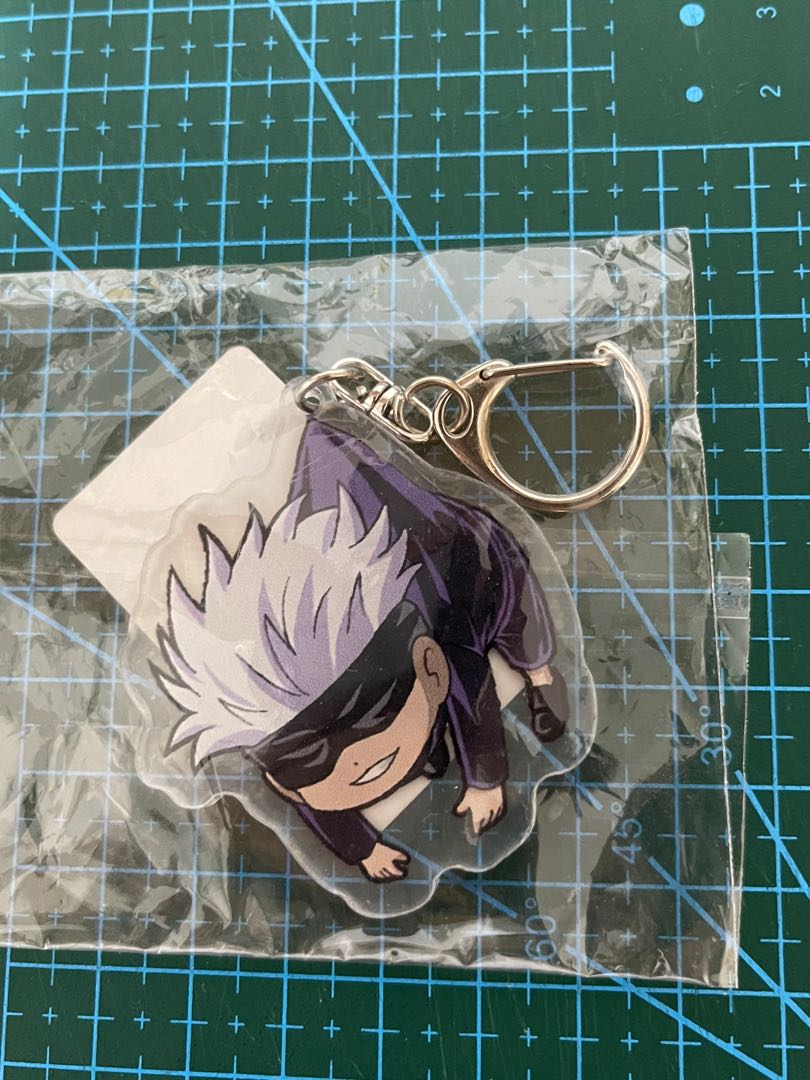 [SOLD] jujutsu kaisen gojo keychain, Hobbies & Toys, Memorabilia ...