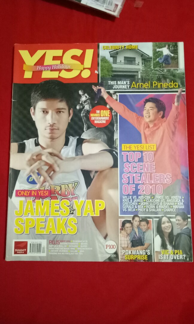 Yes Magazine James Yap/Willie Re, Hobbies & Toys, Books & Magazines ...
