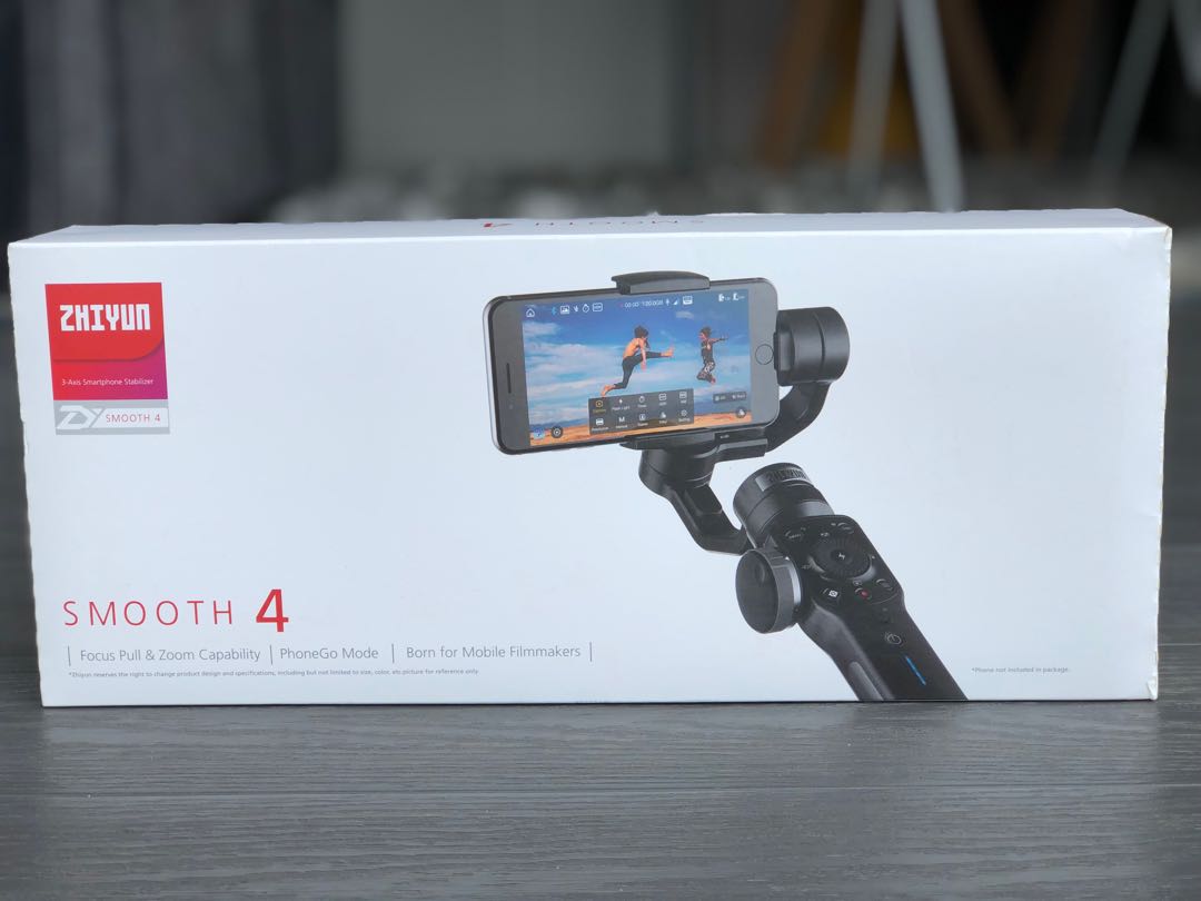 Zhiyun Smooth 4, Photography, Video Cameras on Carousell