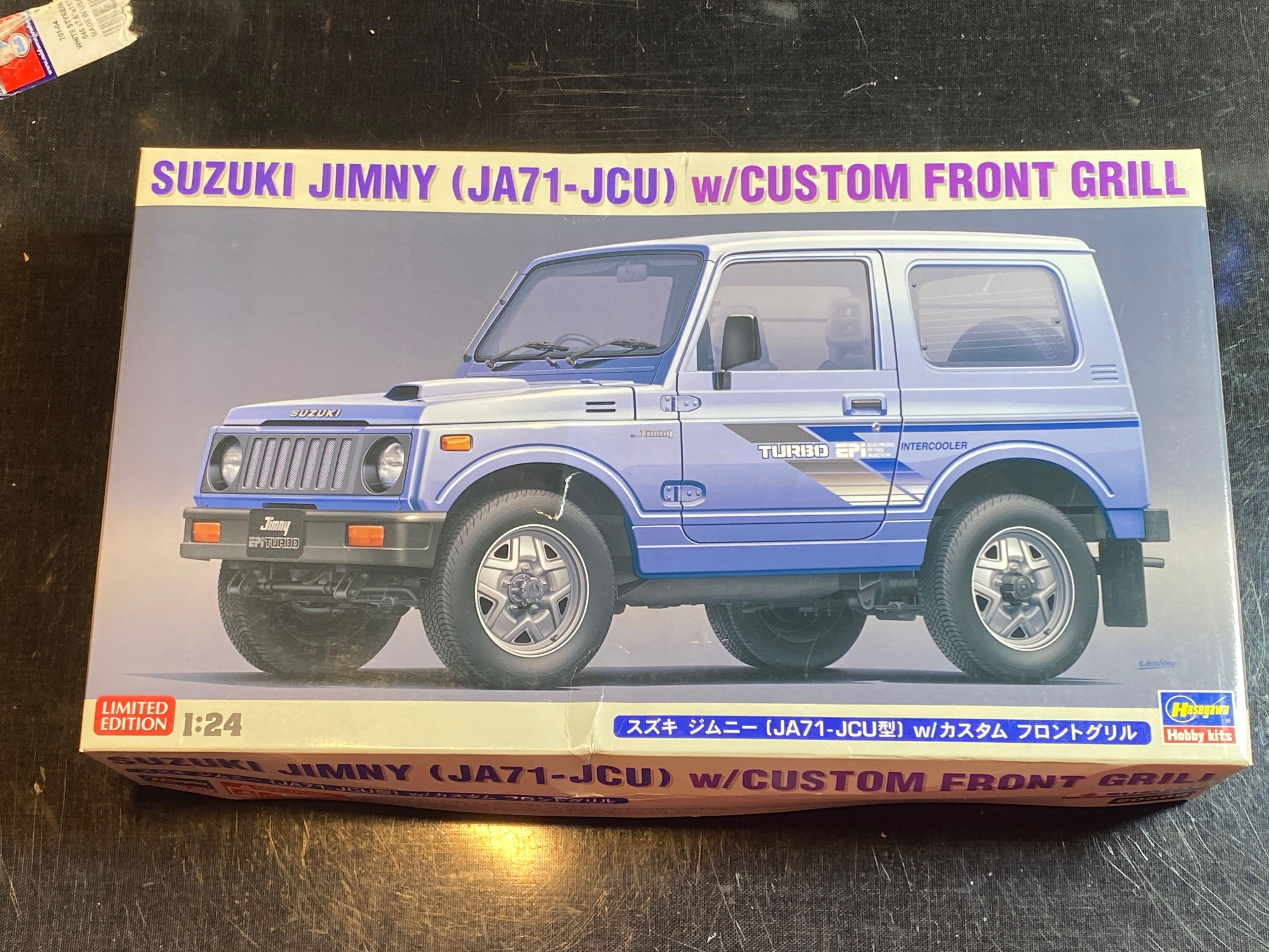 1:24 Suzuki Jimny (JA71-JCU) Hasegawa Hobby Kit, Hobbies & Toys, Toys & Games on Carousell