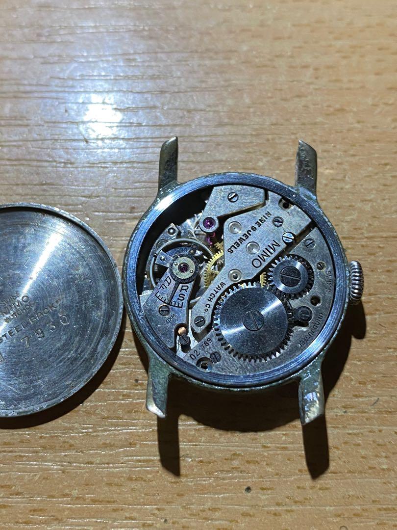 1940s Swiss Mimo Monitor watch, Men's Fashion, Watches & Accessories ...